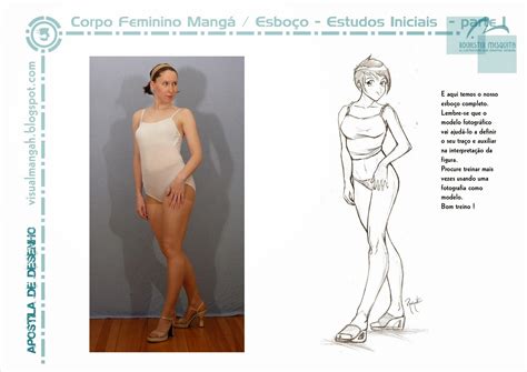 Esbo O Corpo Feminino Desenho Anime Dicas De Desenho De Como Desenhar M