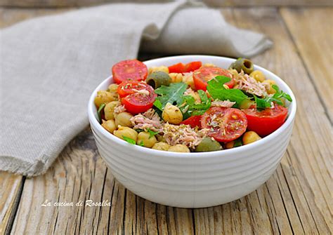 INSALATA DI CECI TONNO E POMODORINI La Cucina Di Rosalba