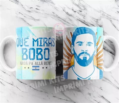 3 Plantillas Tazas Que Miras Bobo Argentina Sublimar