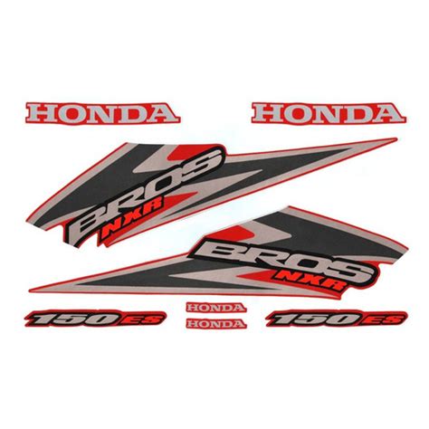Kit Adesivos Honda Nxr Bros Es Vermelha Shopee Brasil