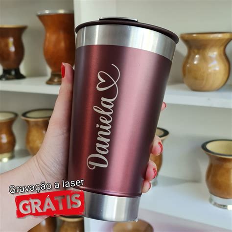 Copo Térmico Stanley Original Tampa 473ml personalizado