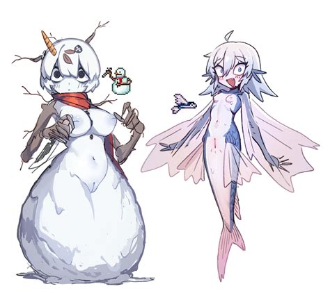 Mister Stabby And Flying Fish Terraria Drawn By Nyong Nyong Danbooru