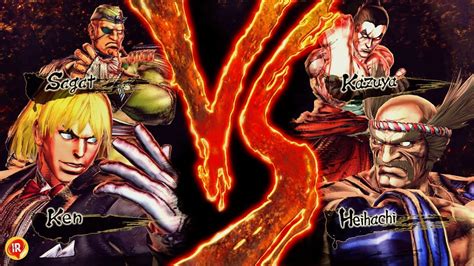 Street Fighter X Tekken Ken Sagat Vs Heihachi Kazuya Hardest