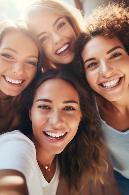 Unidade No Riso Um Grupo Diverso De Pessoas Sorrindo E Rindo Juntos No