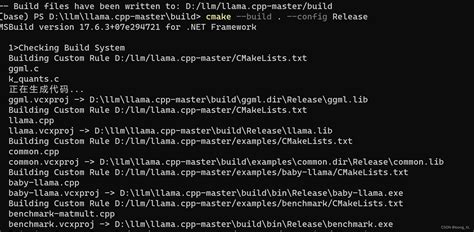 llama cpp LLM模型 windows cpu安装部署