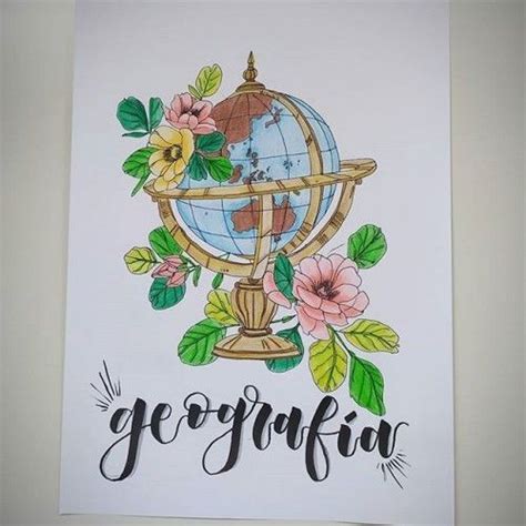 Capa De Caderno De Geografia Notebook Art Bullet Journal Notebook
