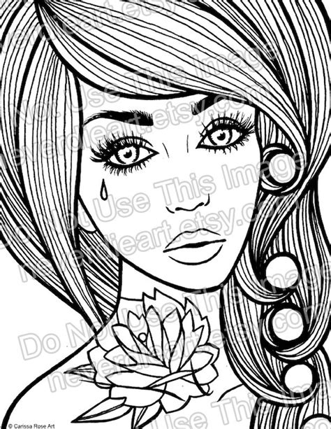 Collection Of Pin Up Girl Coloring Pages Free Printable