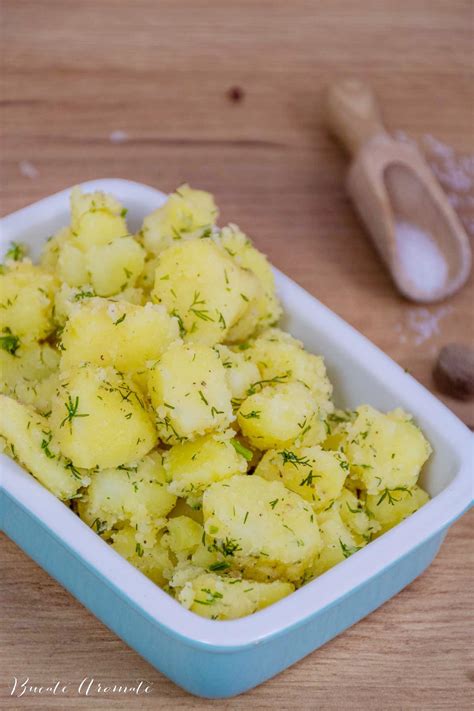 Cartofi natur 2 rețete simple cu unt și de post Bucate Aromate