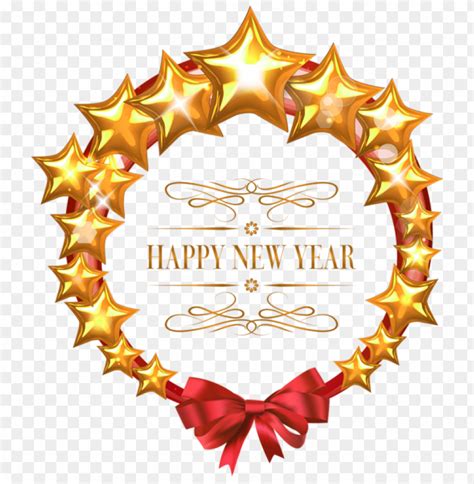 3d Luxury Golden 2023 With Gold Happy New Year Transparent Background