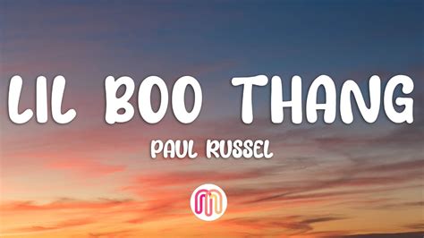 Paul Russell Lil Boo Thang Lyrics YouTube
