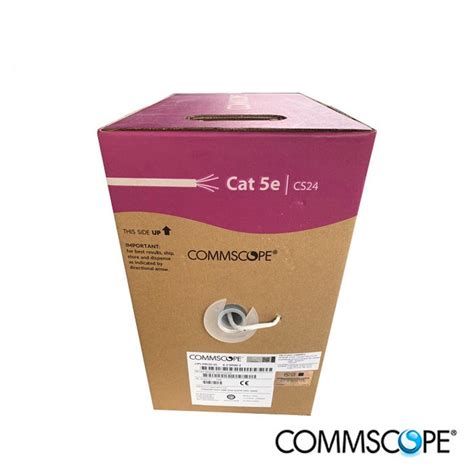 6 219590 2 Cáp U UTP Cat 5e 4 đôi CM 24 AWG Solid màu trắng 305m