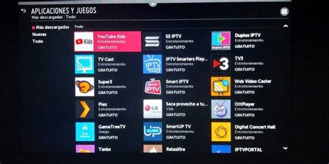 Cómo descargar aplicaciones en una Smart TV LG