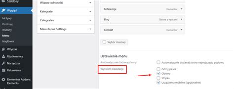Różne lokalizacje menu w WordPressie Blog jdm pl