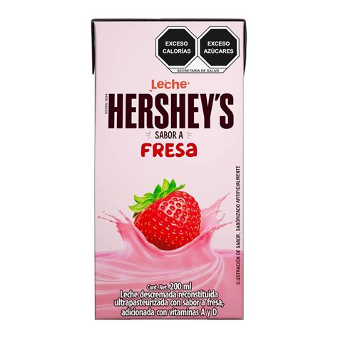 Leche Hershey S Sabor Fresa 200 Ml Walmart