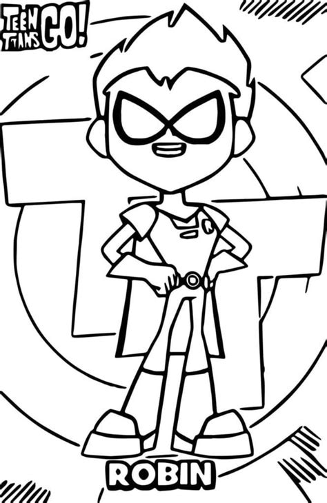 Dibujos Para Colorear De Robin The Best Porn Website