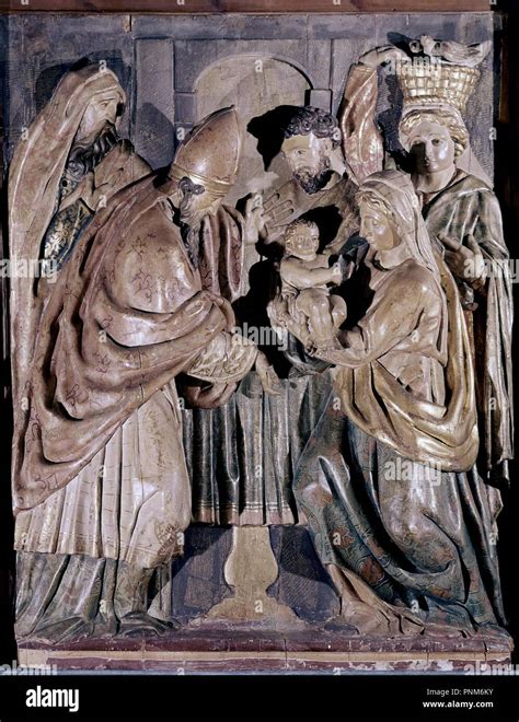 PRESENTACION DE JESUS EN EL TEMPLO siglo XVI Renacimiento Español