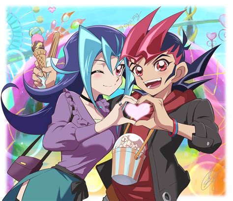 ZEXAL Fan Art Tsukumo Yuma Kamishiro Rio R Yugioh