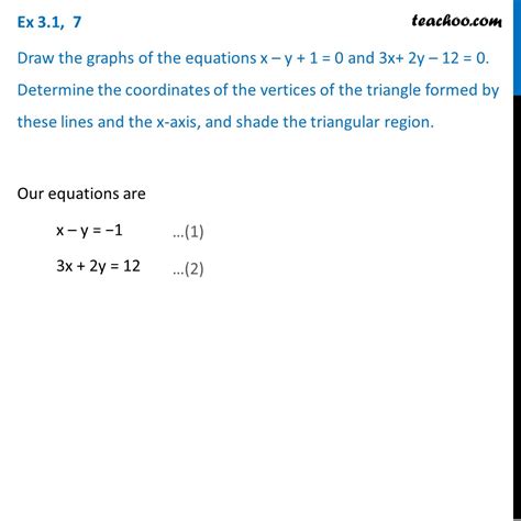 Ex Draw Graphs Of X Y And X Y