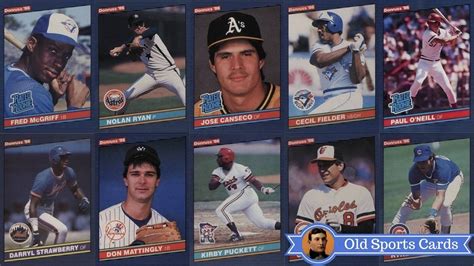Most Valuable Donruss Baseball Cards Old Sports Cards