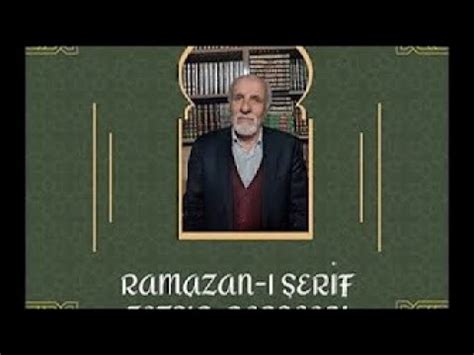 Seyda Halil I Ek Ramazan Erif Tefsir Dersleri Ders Necm
