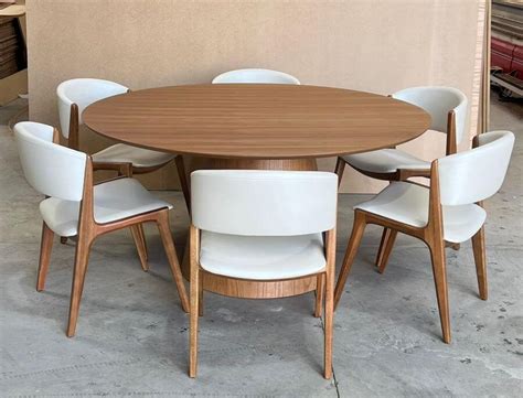 Mesa de Jantar Cone Redonda Aprimore Móveis e Decoração