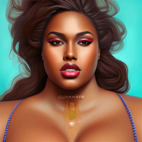 Beautiful Brown Skinned Plus Size Woman · Creative Fabrica