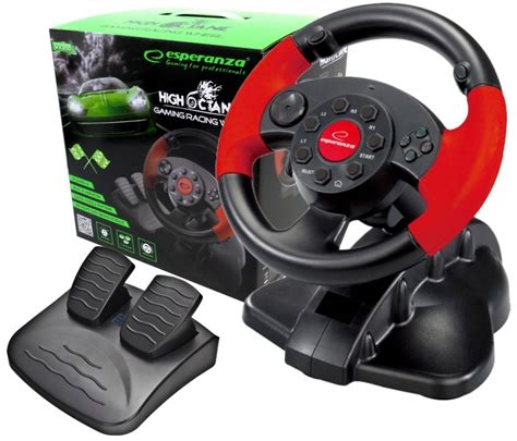 KIEROWNICA Z PEDAŁAMI PC PSX PS2 PS3 USB WIBRACJE Sklep Opinie Cena