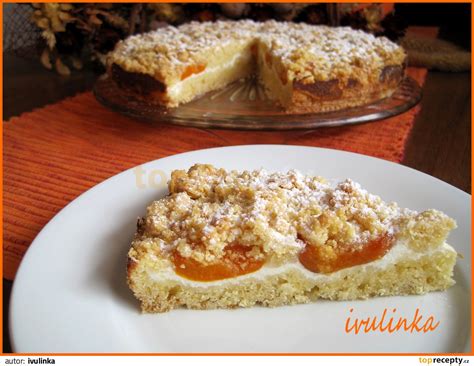 Drobenkový koláč s tvarohem a ovocem recept TopRecepty cz