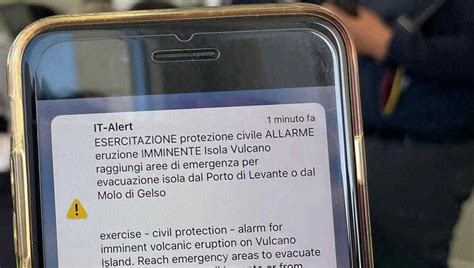 IT alert alle 12 di oggi il messaggio della protezione civile è solo