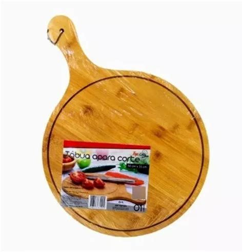 Tabla de picar Bambú Tabua de Corte Bambu Redondo diseño tablas para