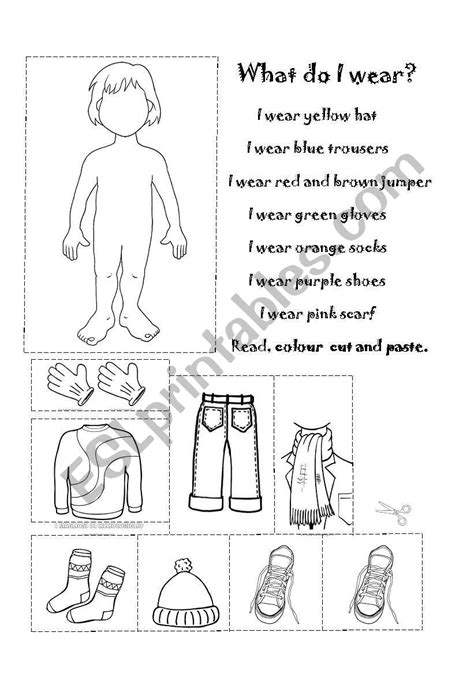 Clothes In English Exercises Shotwerk
