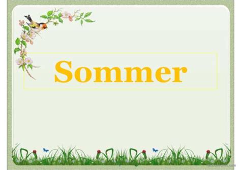 13 Sommer Deutsch DAF Powerpoints