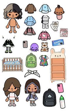 32 ideas de Toca Boca muñecas de papel de barbie animales para