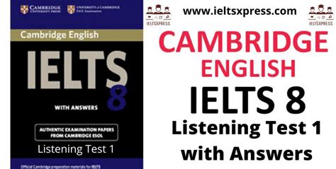 Practice Cambridge IELTS 8 Listening Test 1 IELTSXpress
