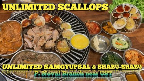 Muhan Unlimited Samgyupsal And Scallops Muhan Samgyupsal And Shabu