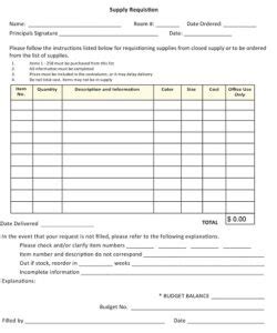 42 Free Supply Requisition Form Templates Printable PDF MS Word