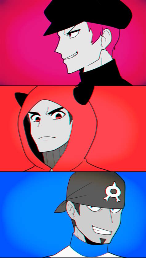 Team Rocket Grunt Team Magma Grunt And Team Aqua Grunt Pokemon And 2