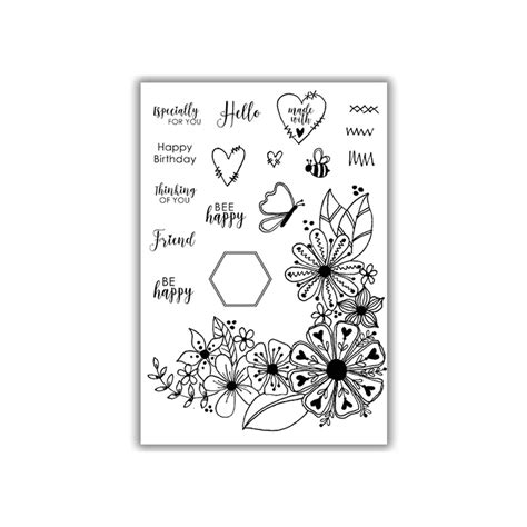 Julie Hickey Designs Stamp Set Beautiful Blooms The Mulberry Bush