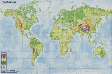 Ciencias Sociales Mapa F Sico Del Mundo
