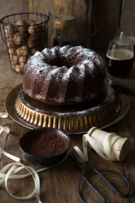 Wundervoll Saftiger Und Leckerer Schokoladen Nuss Kuchen Der Ganz