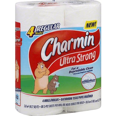 Charmin Ultra Strong Bathroom Tissue Unscented Regular Rolls 2 Ply
