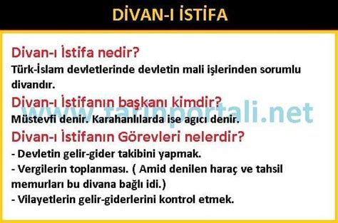 Divan ı İstifa Nedir Görevleri Nelerdir Tarih Portalı