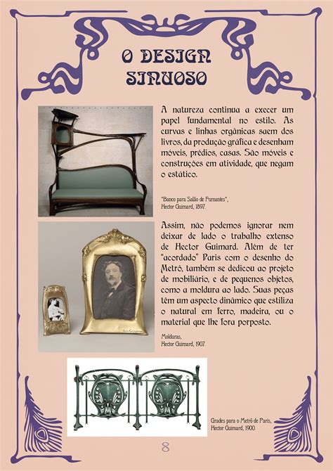 Art Nouveau Diagramação Acadêmica on Behance