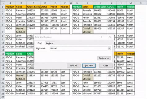 find and replace in excel how to use 7 easy examples