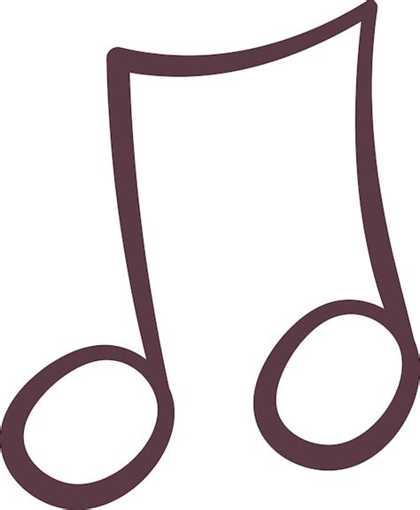 Símbolo de la nota musical Vector Premium