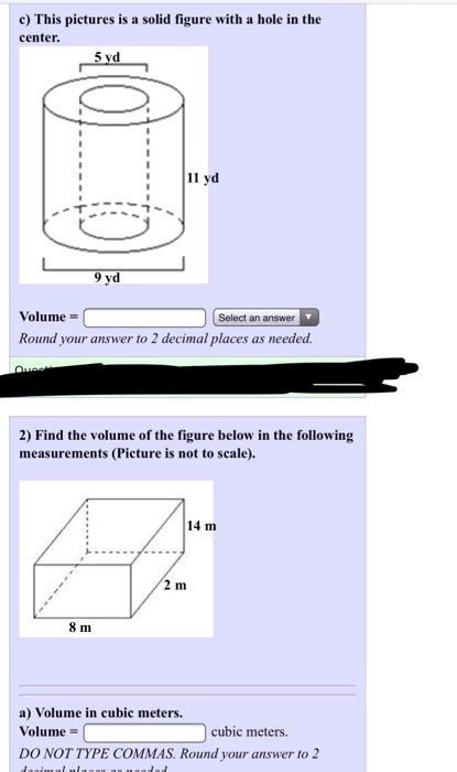 Solved Find The Volumes Of The Following Solids Below Chegg