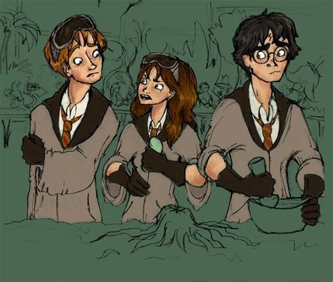 Harry Potter Lexicon On Twitter Herbology Class Pomonasprout Hogwarts Magicalplants Art By