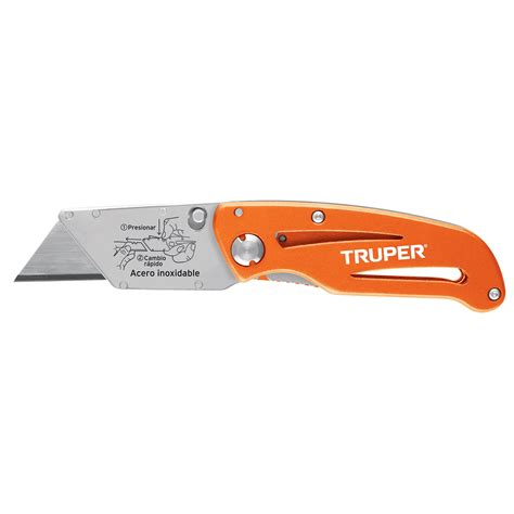 Ficha Tecnica Navaja Abatible 6 Cuerpo De Aluminio Y Acero Inox Truper