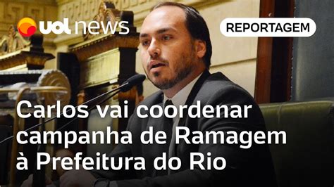 Carlos Bolsonaro vai coordenar campanha de Ramagem à Prefeitura do Rio