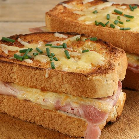 Recette Croque Monsieur Au Jambon Fromage Et Moutarde